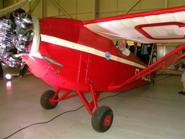 Comper Swift Unveiling at Cosford - RAF Museum