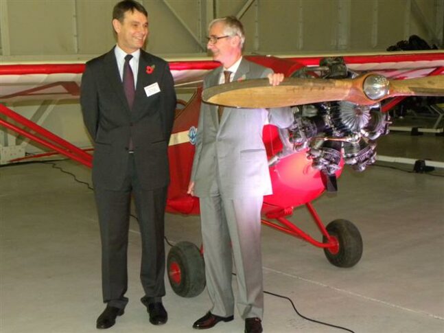Comper Swift Unveiling at Cosford - RAF Museum