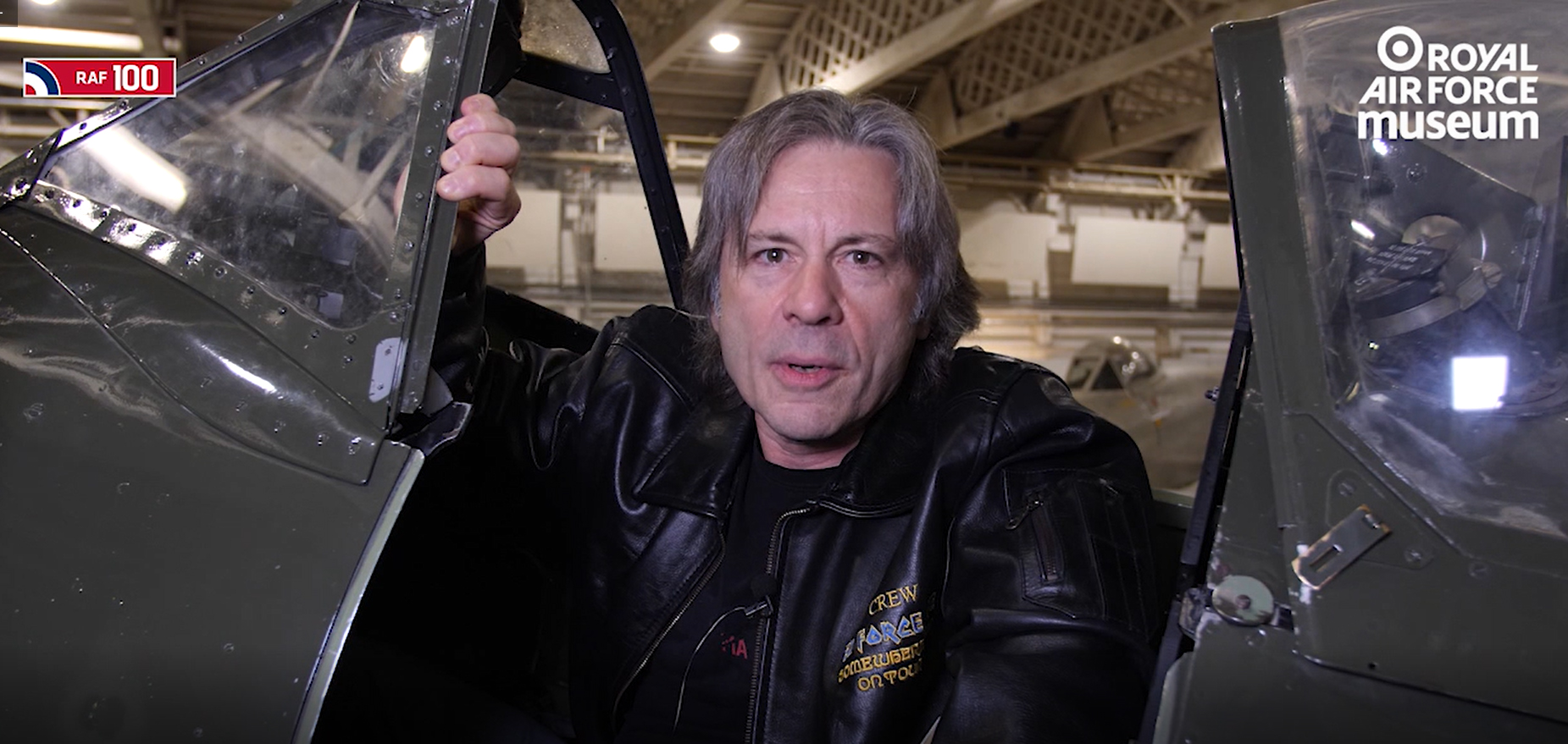 Bruce Dickinson at the RAF Museum - RAF Museum