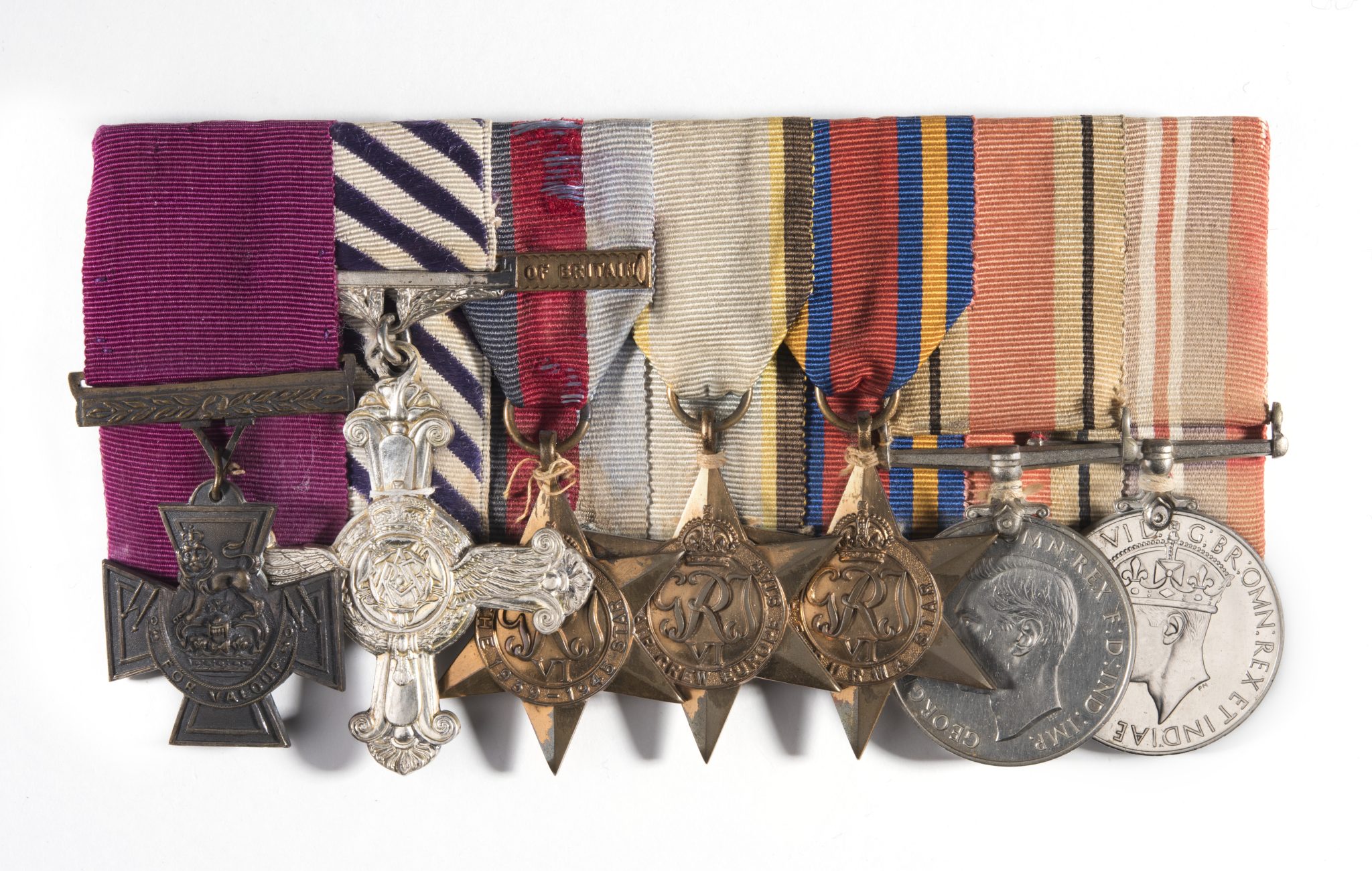 Medal bar of Wg Cdr James Brindley Nicolson VC - RAF Museum