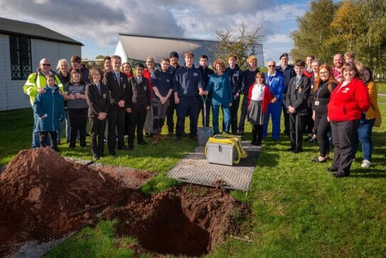 Capturing the moment: RAF Museum buries 50th Anniversary time capsule ...