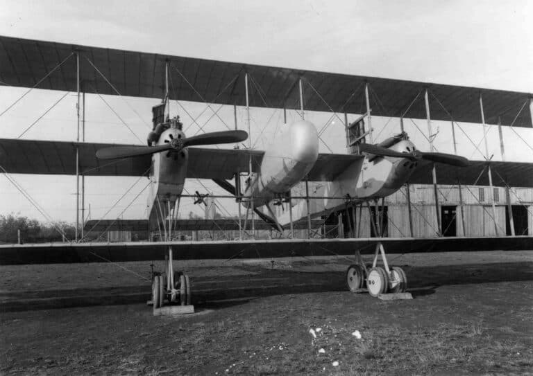 The British Caproni triplane - RAF Museum