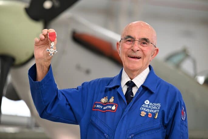 RAF Museum Volunteer awarded MBE for 50 years' service to heritage ...