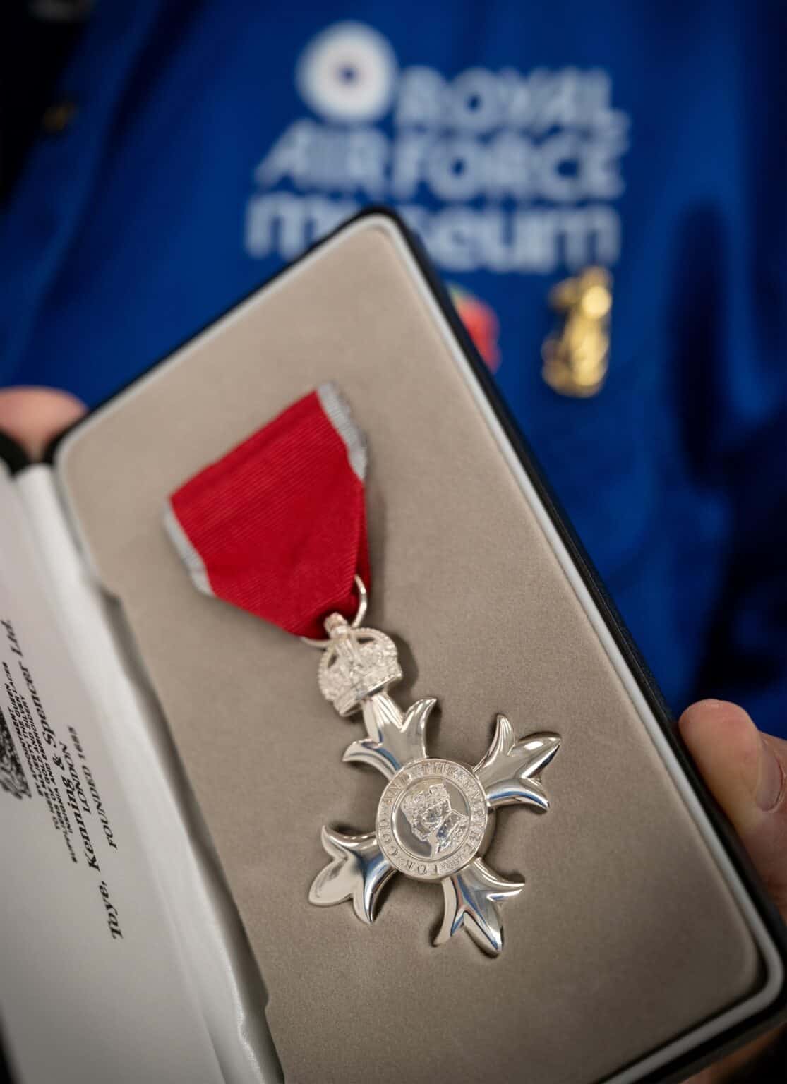 RAF Museum Volunteer awarded MBE for 50 years' service to heritage ...