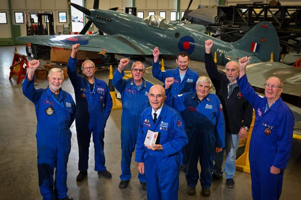 RAF Museum Volunteer awarded MBE for 50 years' service to heritage ...