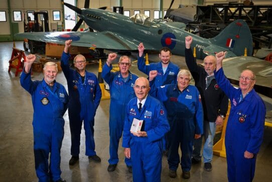 RAF Museum Volunteer awarded MBE for 50 years' service to heritage ...