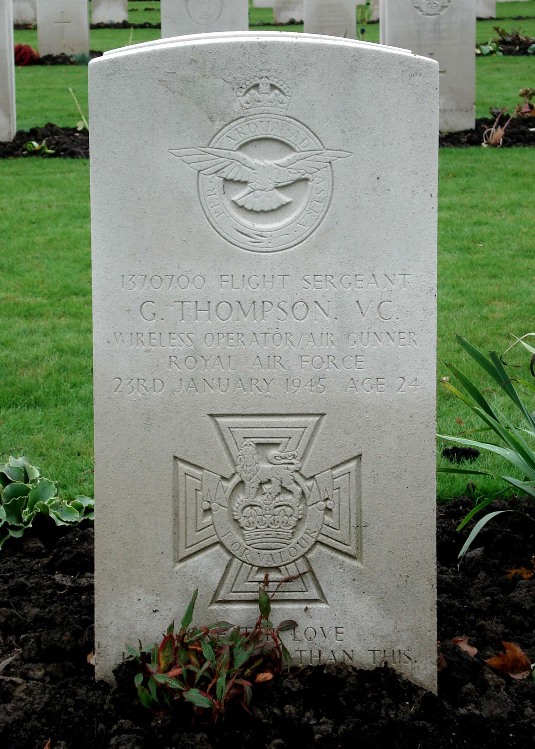 For Valour: Flight Sergeant George Thompson's Victoria Cross - RAF Museum