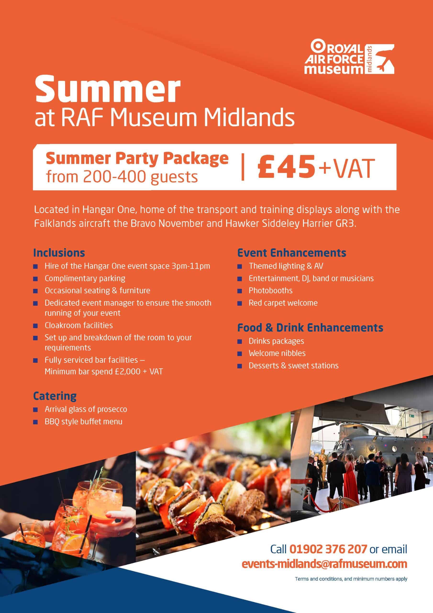 Summer Packages - RAF Museum