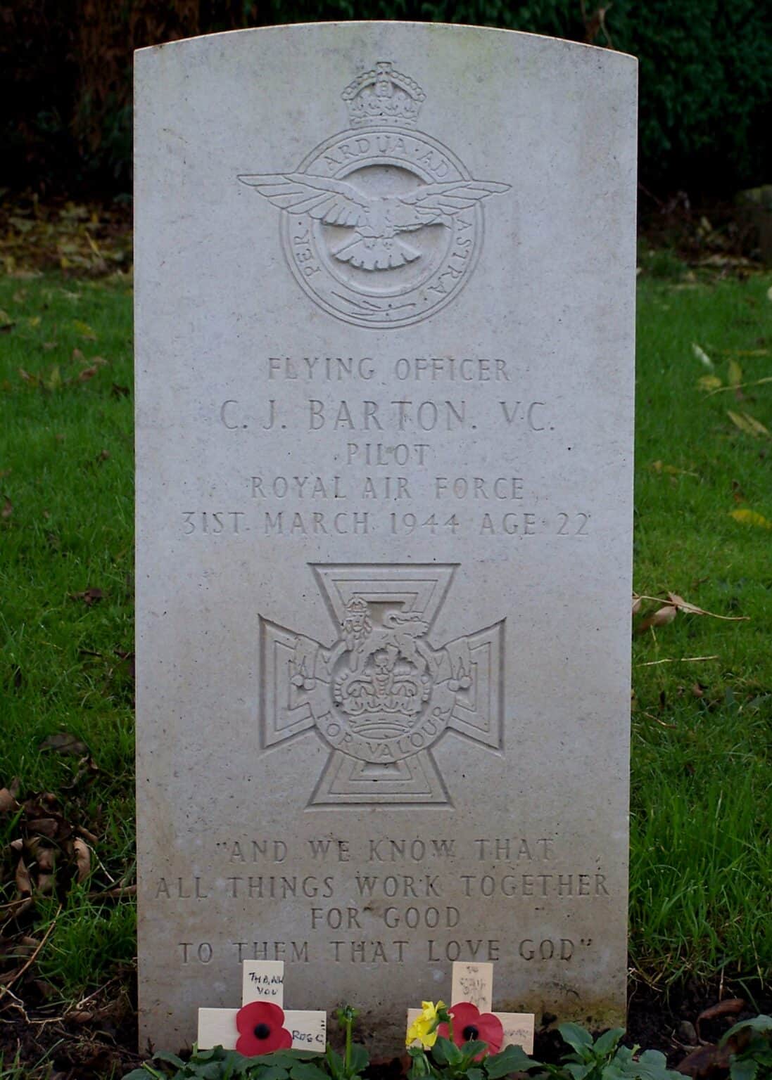 For Valour: Pilot Officer Cyril Joe Barton's Victoria Cross - RAF Museum