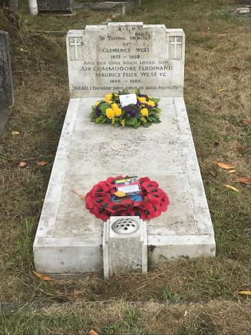 For Valour: Lieutenant (Acting Captain) Ferdinand Maurice Felix West VC ...